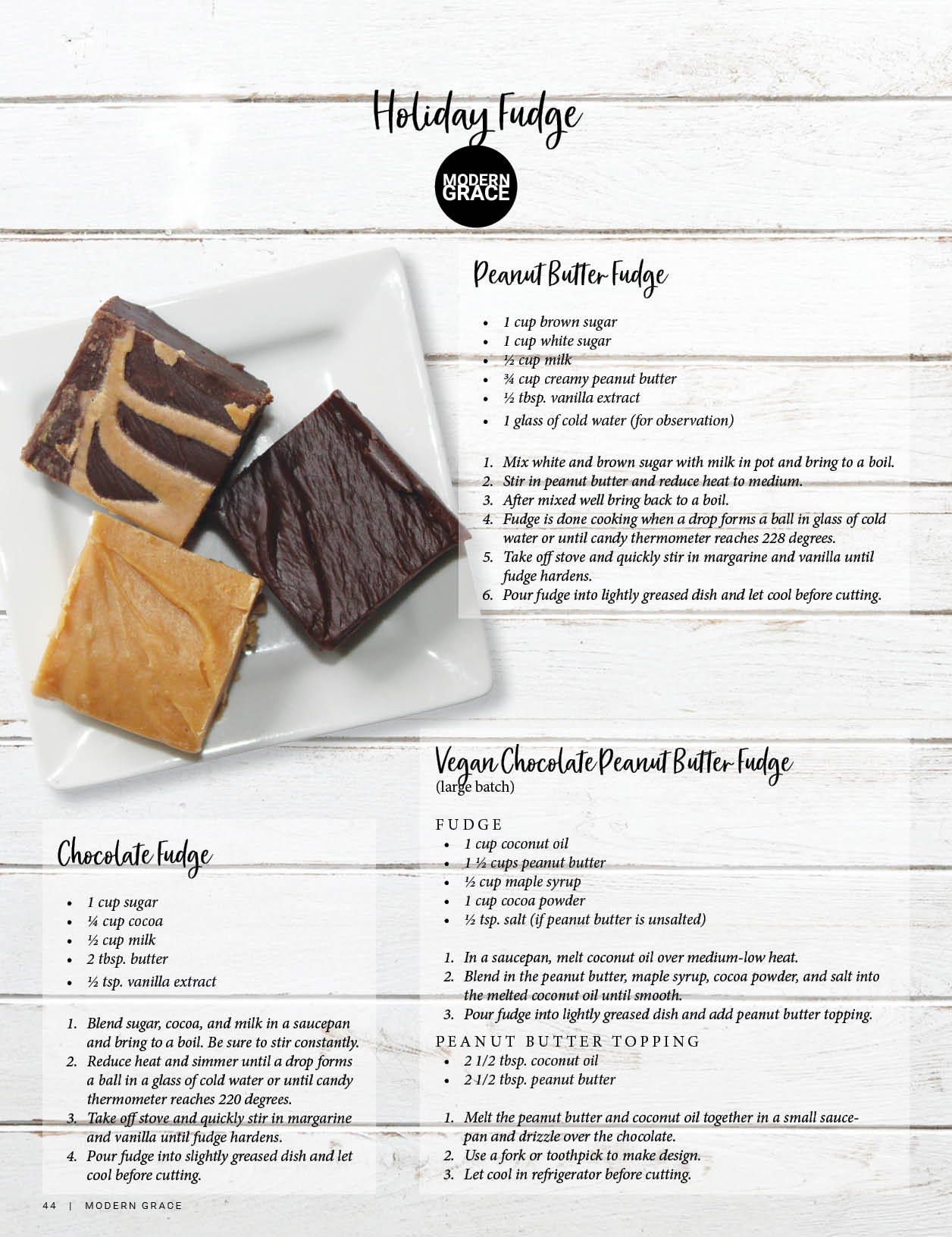 Fudge, Fudge, Fudge - Modern Grace Magazine