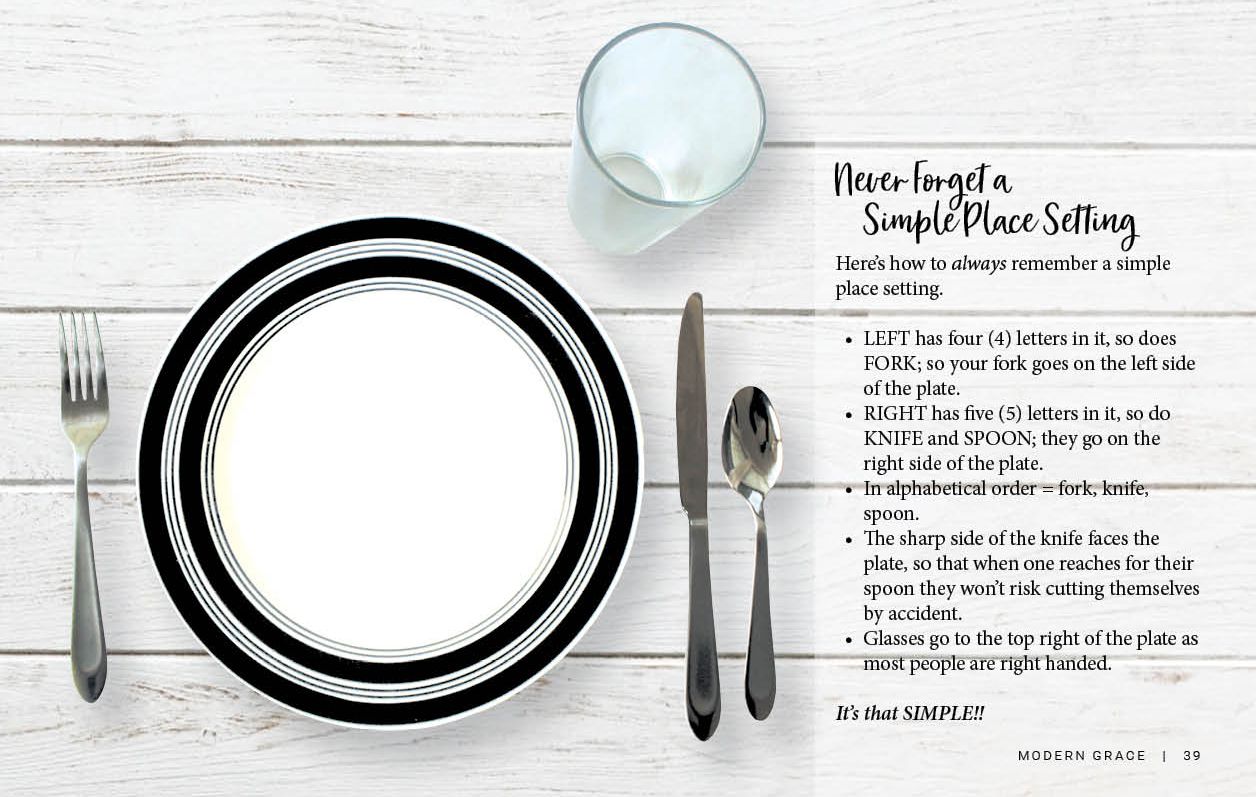 You’ll Never Forget a Simple Place Setting Ever Again - Modern Grace ...